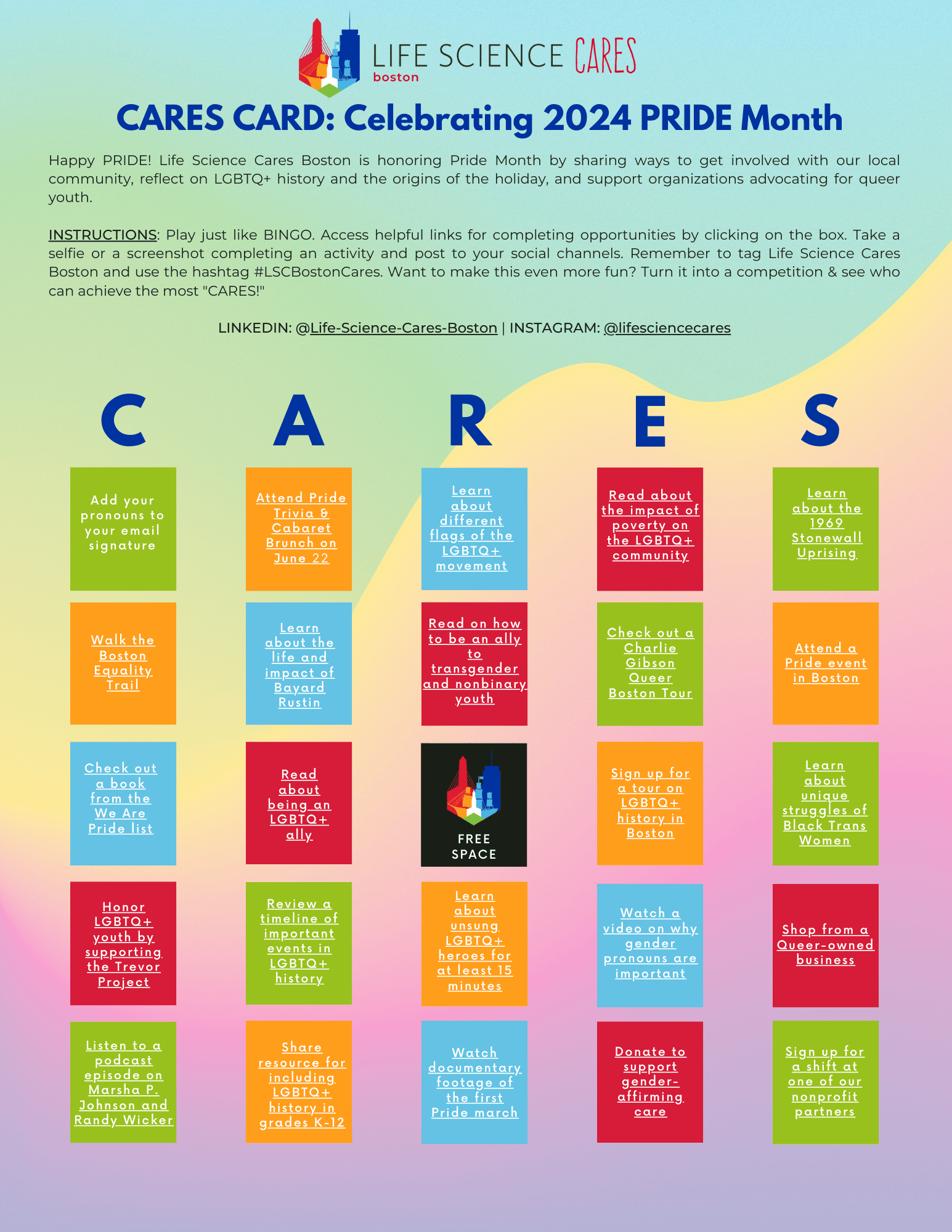 Volunteer Opportunities - Life Science Cares Boston June/July Corporate ...