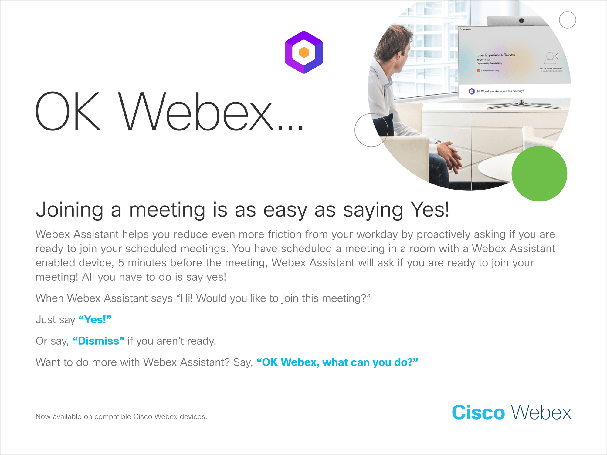Webex Assistant Adoption toolkit