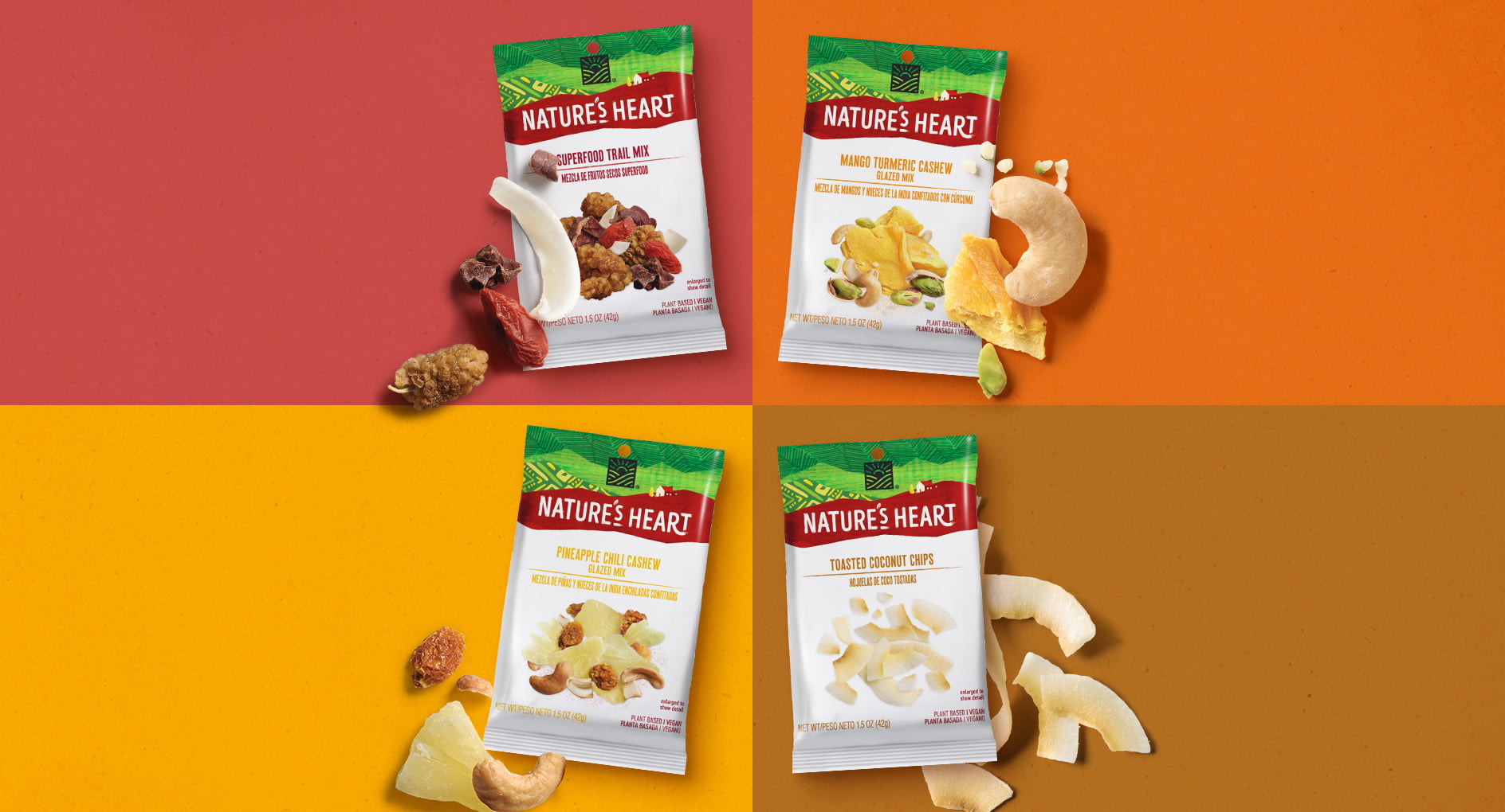NATURE'S HEART® GLAZED & TRAIL MIXES - Nature's Heart – Simple Snacks ...
